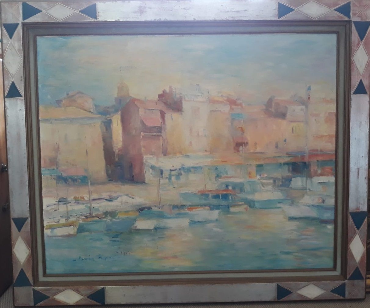 Andriya Andréa Filipovic | View of the Gulf of St Tropez (1991) | MutualArt