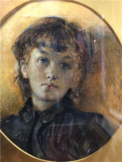 Peter Leslie | Portrait of a young woman | MutualArt