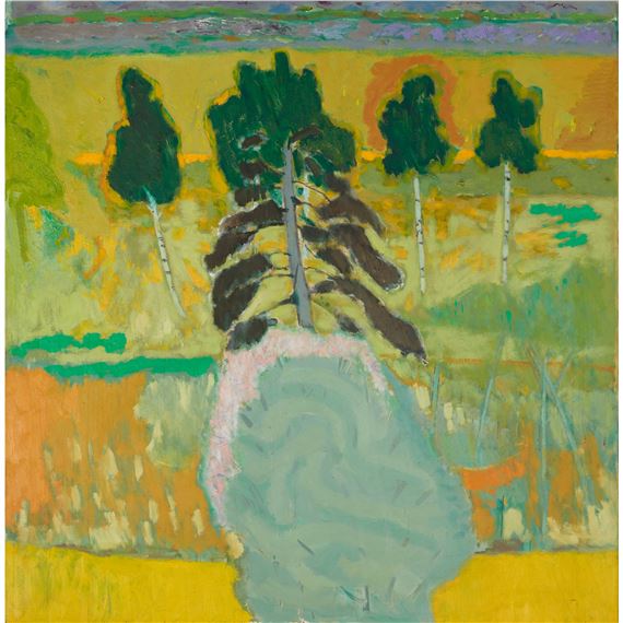 David Michie | LANDSCAPE WITH DARK TREES | MutualArt