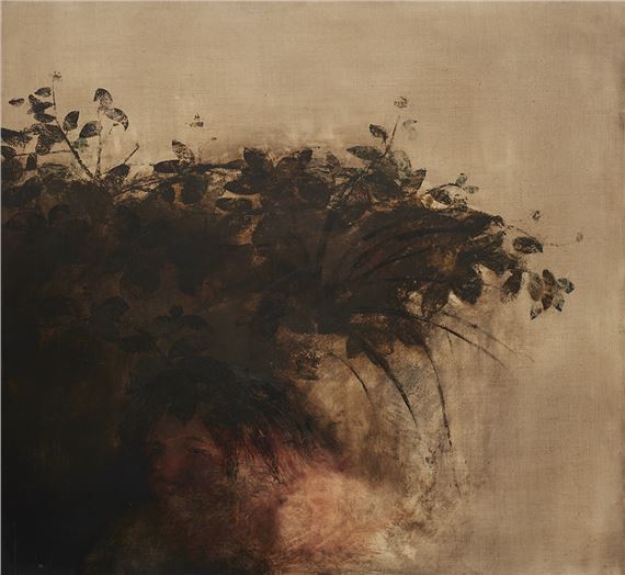 Geoffrey Hooper | Figure Into Lantana (1971) | MutualArt