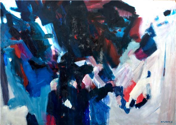 Bernard Kay | Blue Red Triad (1951) | MutualArt