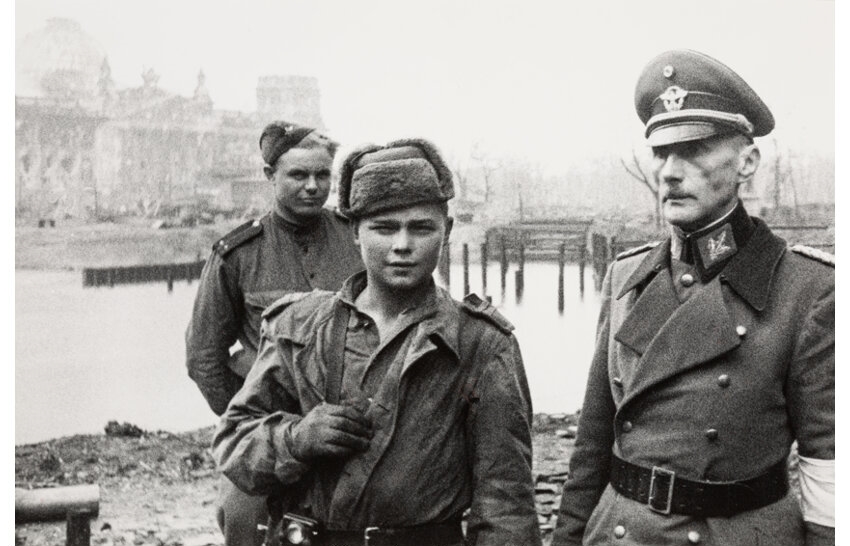 Ivan Mikhailovich Shagin | Young Soviet Solider with Captured Nazi ...