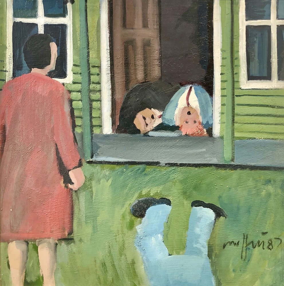 Trevor Moffitt | The School Teacher Evelyn Gibson Arrives, October 1941 ...