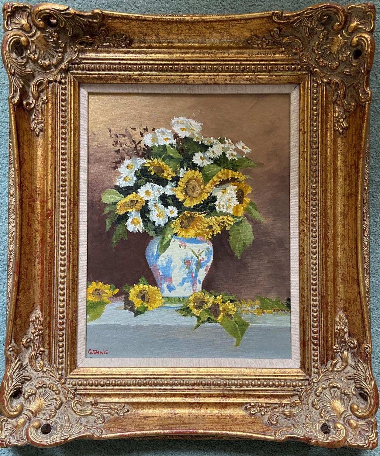 George Pearce Ennis | ''Vase of Flowers,'' and its companion | MutualArt