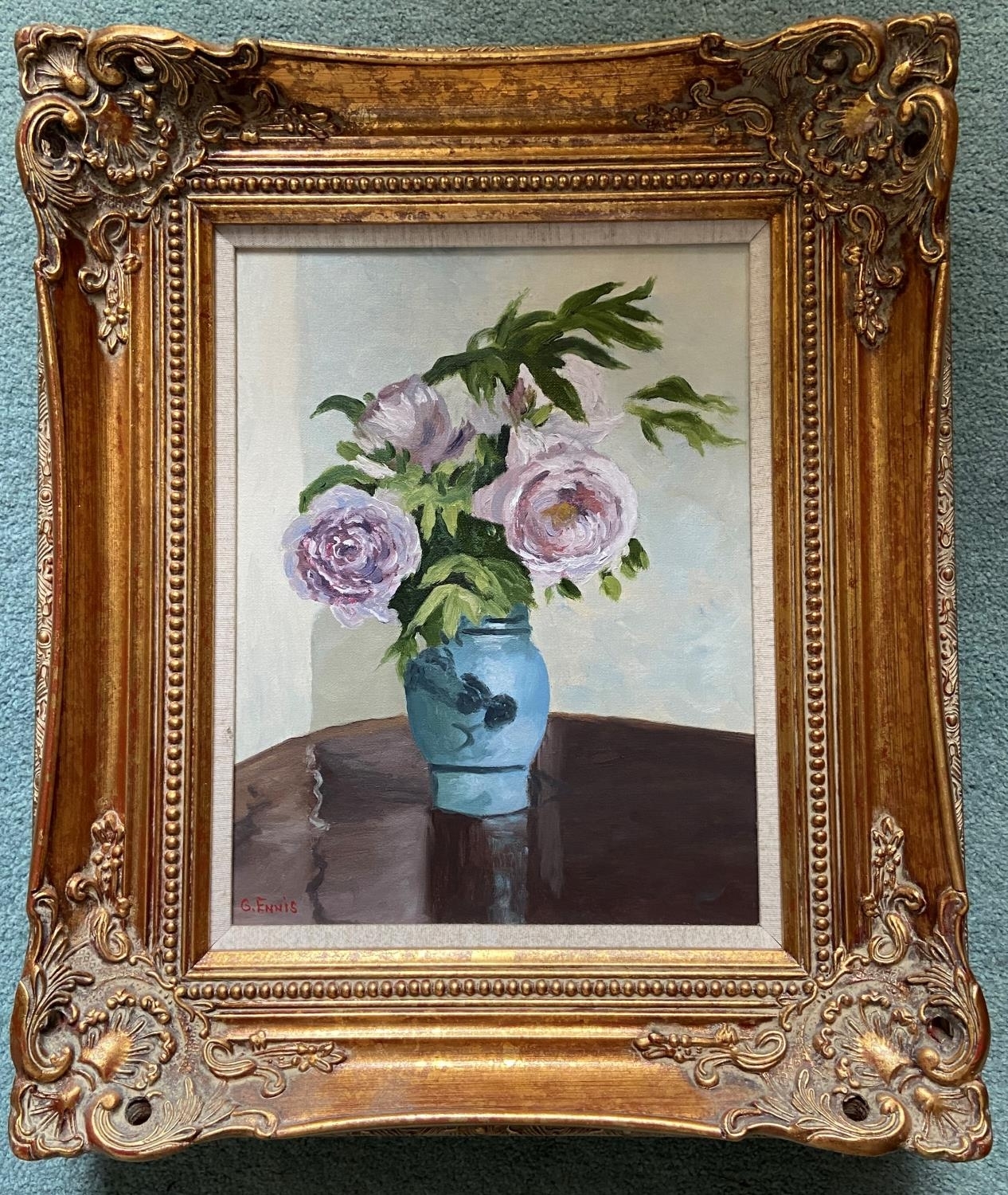 George Pearce Ennis | ''Vase of Flowers,'' and its companion | MutualArt