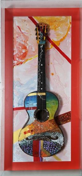 Danilo Manenti | Chitarra dipinta n.1. | MutualArt