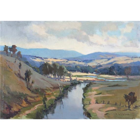 Roger Webber | RIVER LANDSCAPE | MutualArt