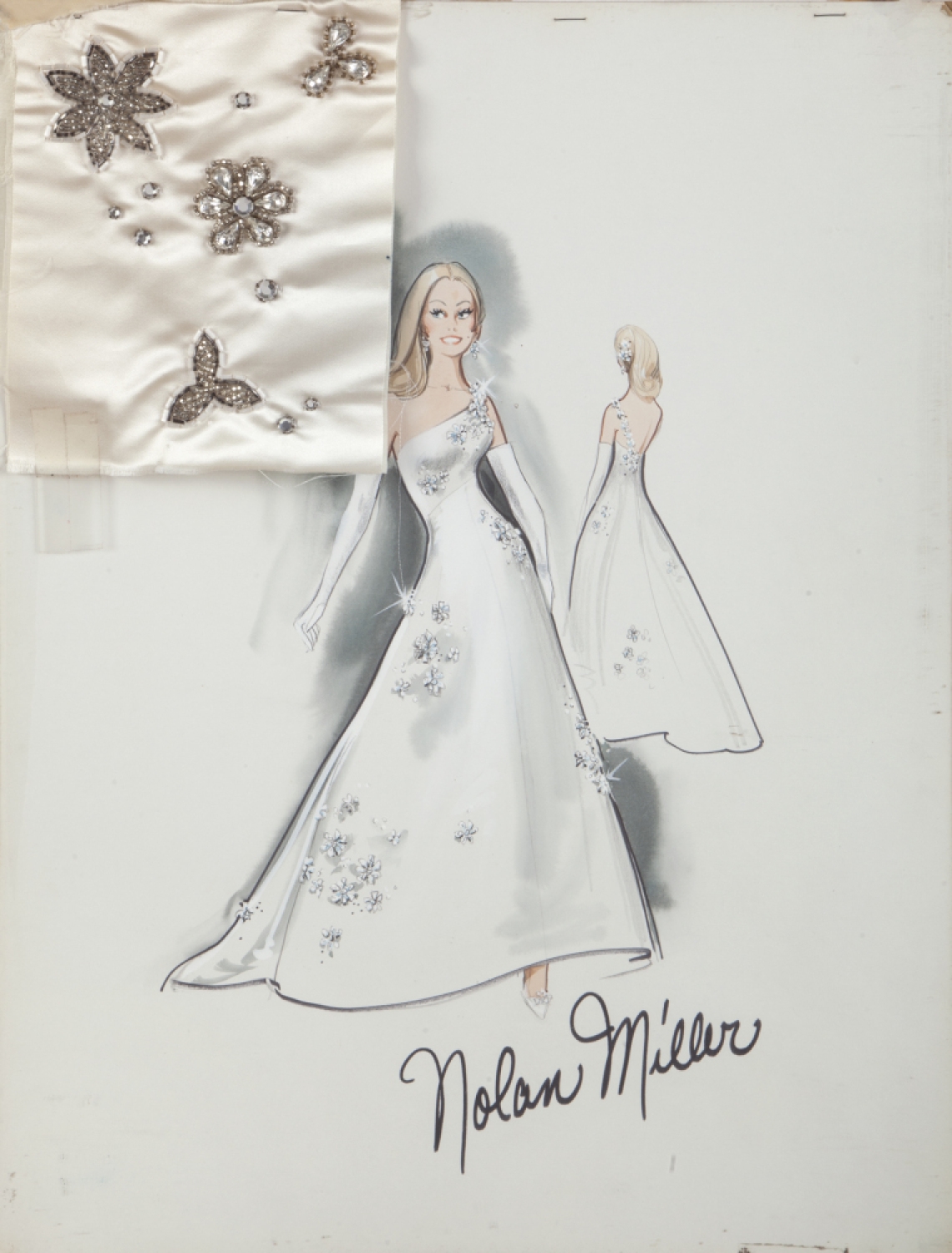 Nolan Miller | Costume sketch | MutualArt