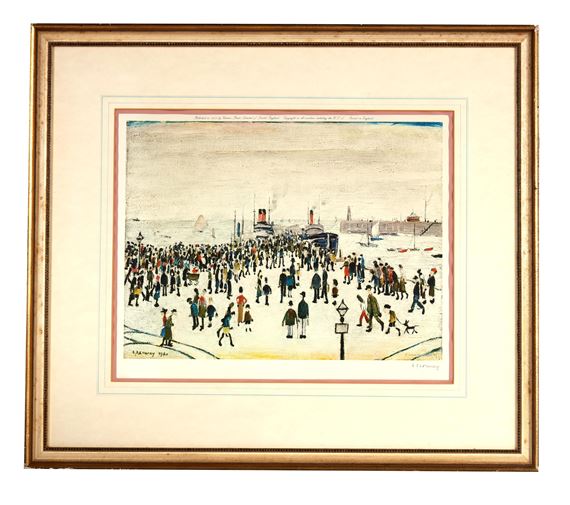 Laurence Stephen Lowry | FERRY BOATS | MutualArt