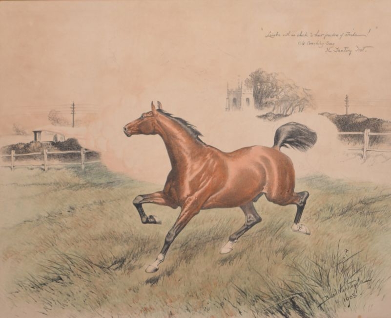 Basil Nightingale | Old Coaching Song | MutualArt