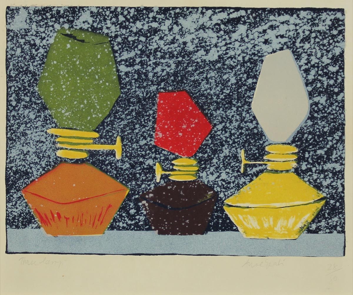 Anne Yeats | THREE LAMPS | MutualArt