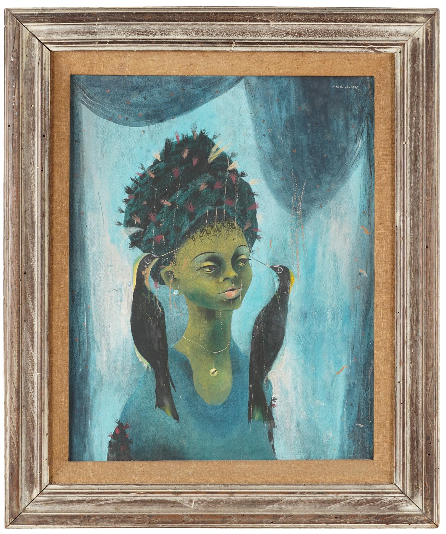 Karl Priebe | ST. ELLA WITH BLACK TYRANTS (1949) | MutualArt