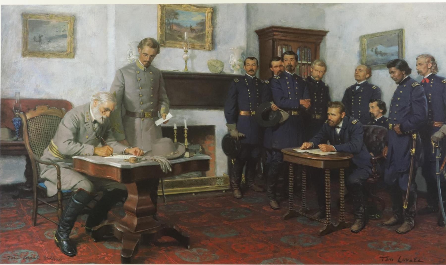 Tom Lovell | Surrender at Appomattox | MutualArt
