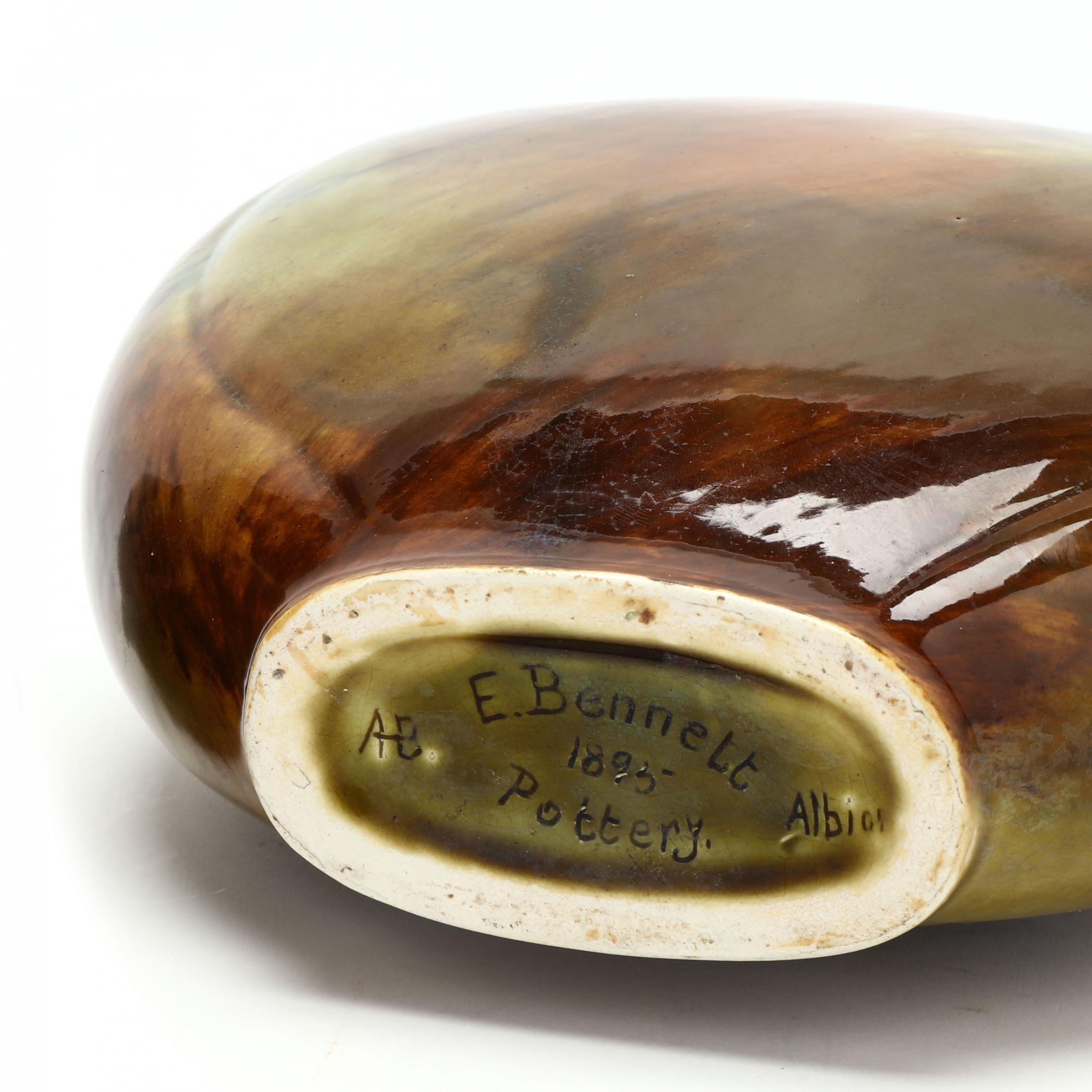 Edwin Bennett Pottery Company | Albion Ware Pottery Squirrel Vase ...