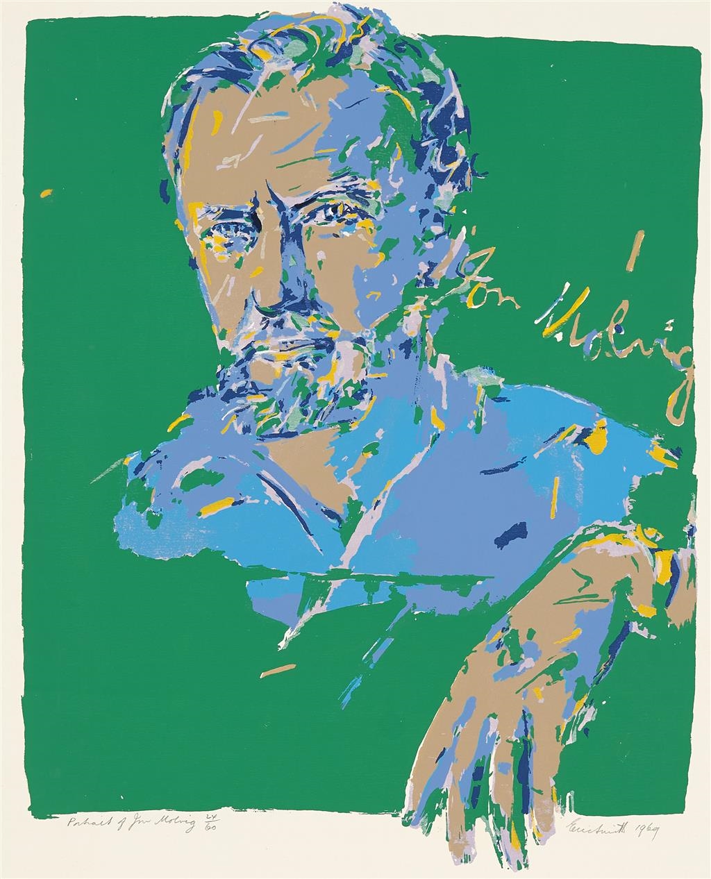 Eric Smith | Portrait of John Molvig (1969) | MutualArt