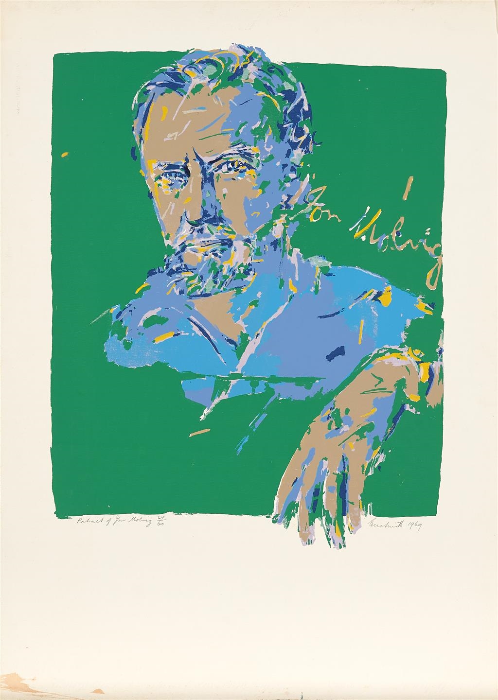Eric Smith | Portrait of John Molvig (1969) | MutualArt