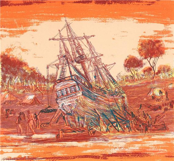 Kevin Charles Hart | Careening of the Endeavour (1970) | MutualArt