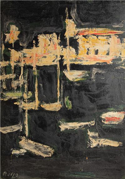 Raúl Russo | Barcos con fondo negro | MutualArt