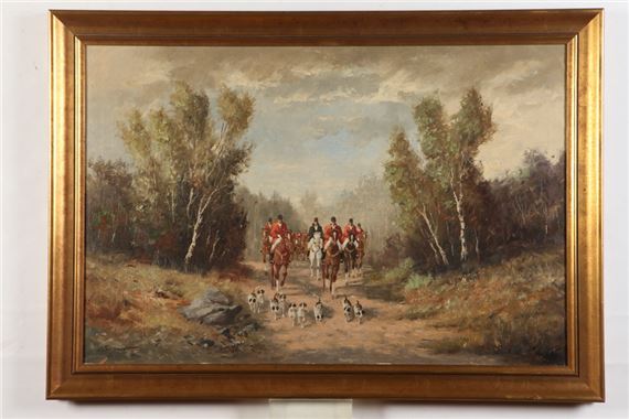 John Eberhardt | Riding to the Hounds | MutualArt