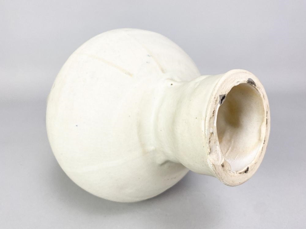 Colin Gorry | a large stoneware vase of swollen form covered in white ...