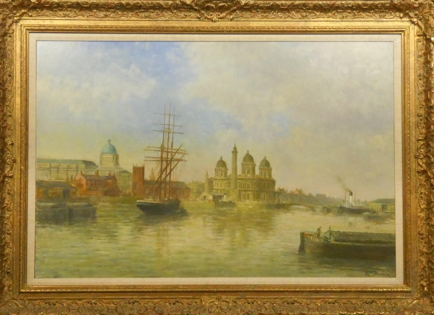 Walter Goodin | Sailing Ship in Princes Dock | MutualArt