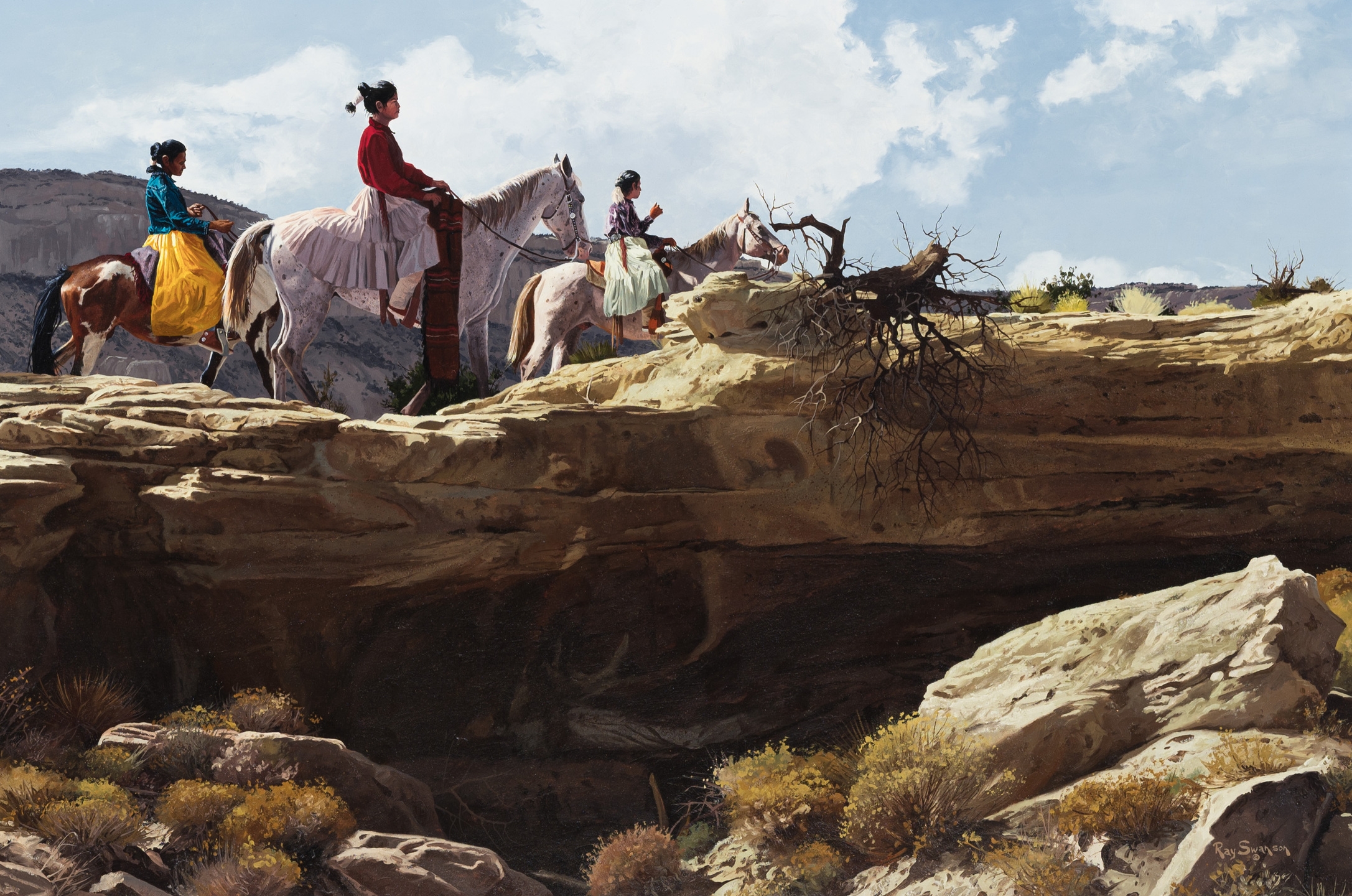 Ray Swanson | Navajo Riders (1977) | MutualArt