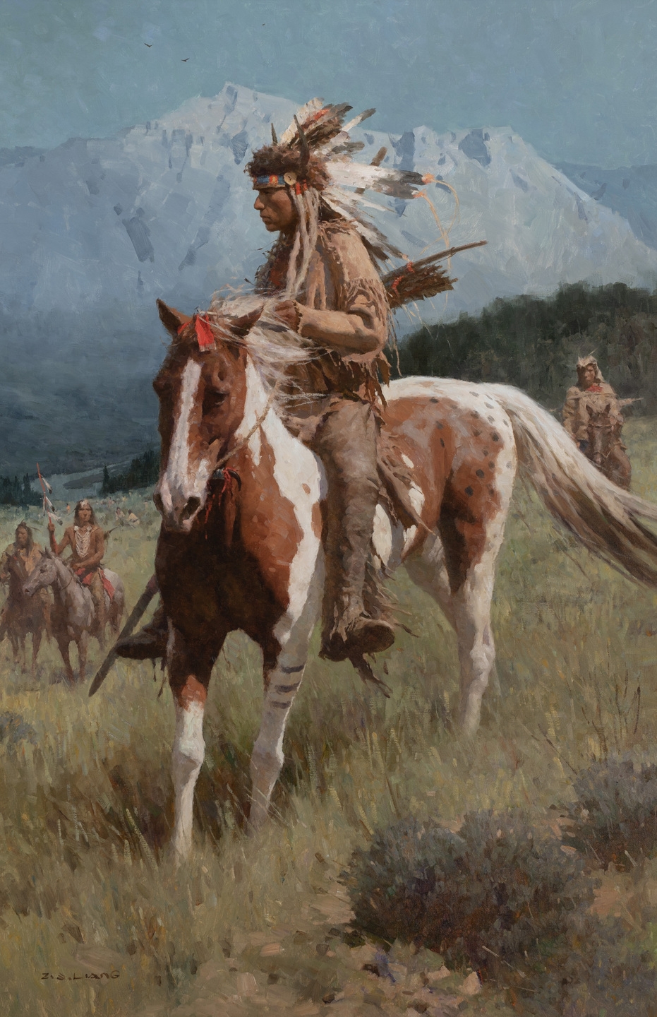 Z.S. Liang | Pride of the Lakota, Before Deer Medicine Rock | MutualArt