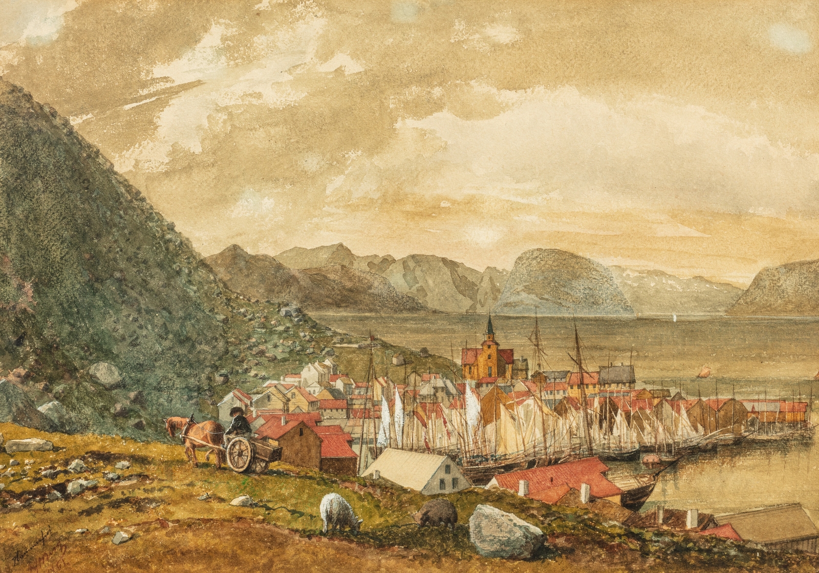 Hans Johan Frederik Berg | Hammerfest (1861) | MutualArt
