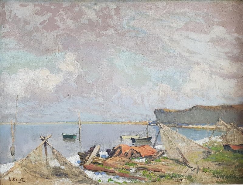 Henri Eugène Callot | Les filets. | MutualArt