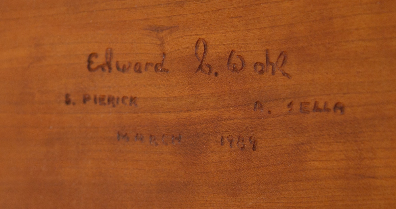 Edward Wohl | Studio Craft Rocking Chair and Ottoman (1989) | MutualArt