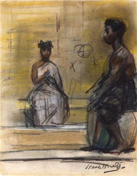 Isaac Israëls | Dancing Ashanti | MutualArt