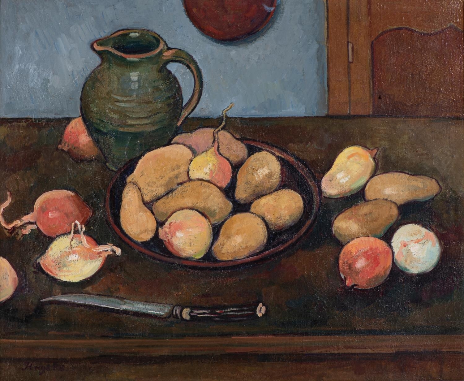 Francois Krige | STILL LIFE WITH POTATOES AND ONIONS (88) | MutualArt