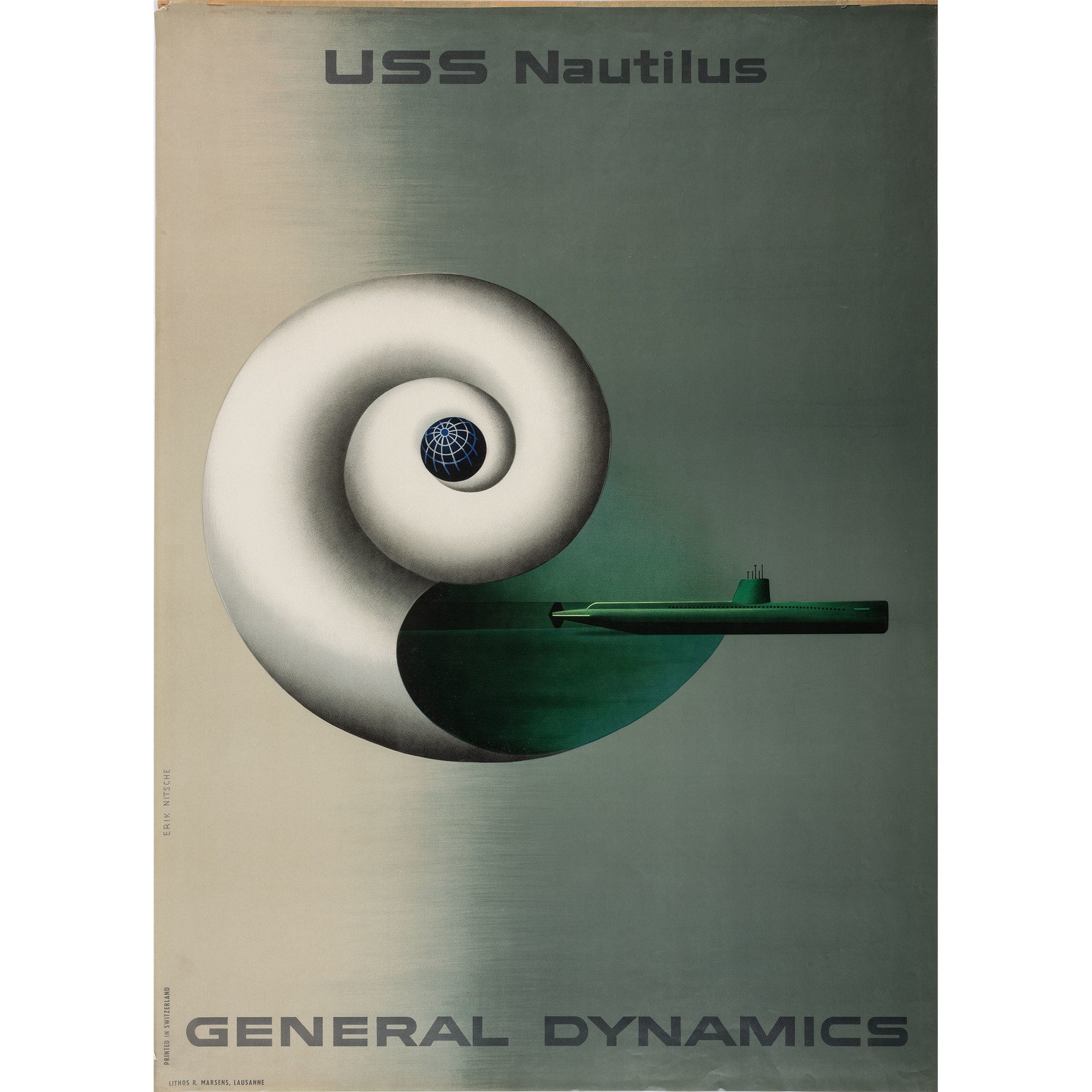 Erik Nitsche | An Erik Nitsche Poster for Atoms for Peace General ...