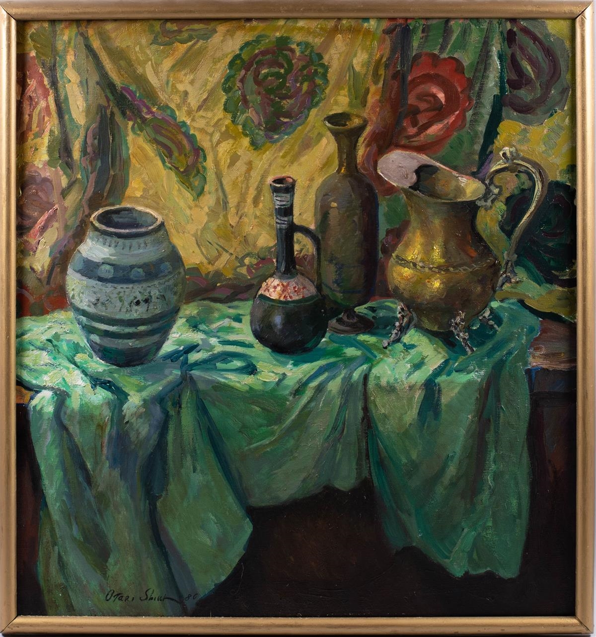 Otari Shiukashvili | STILL LIFE WITH JUGS (1980) | MutualArt