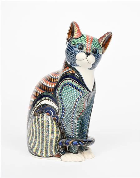 David Burnham Smith | Seated Cat (1994) | MutualArt