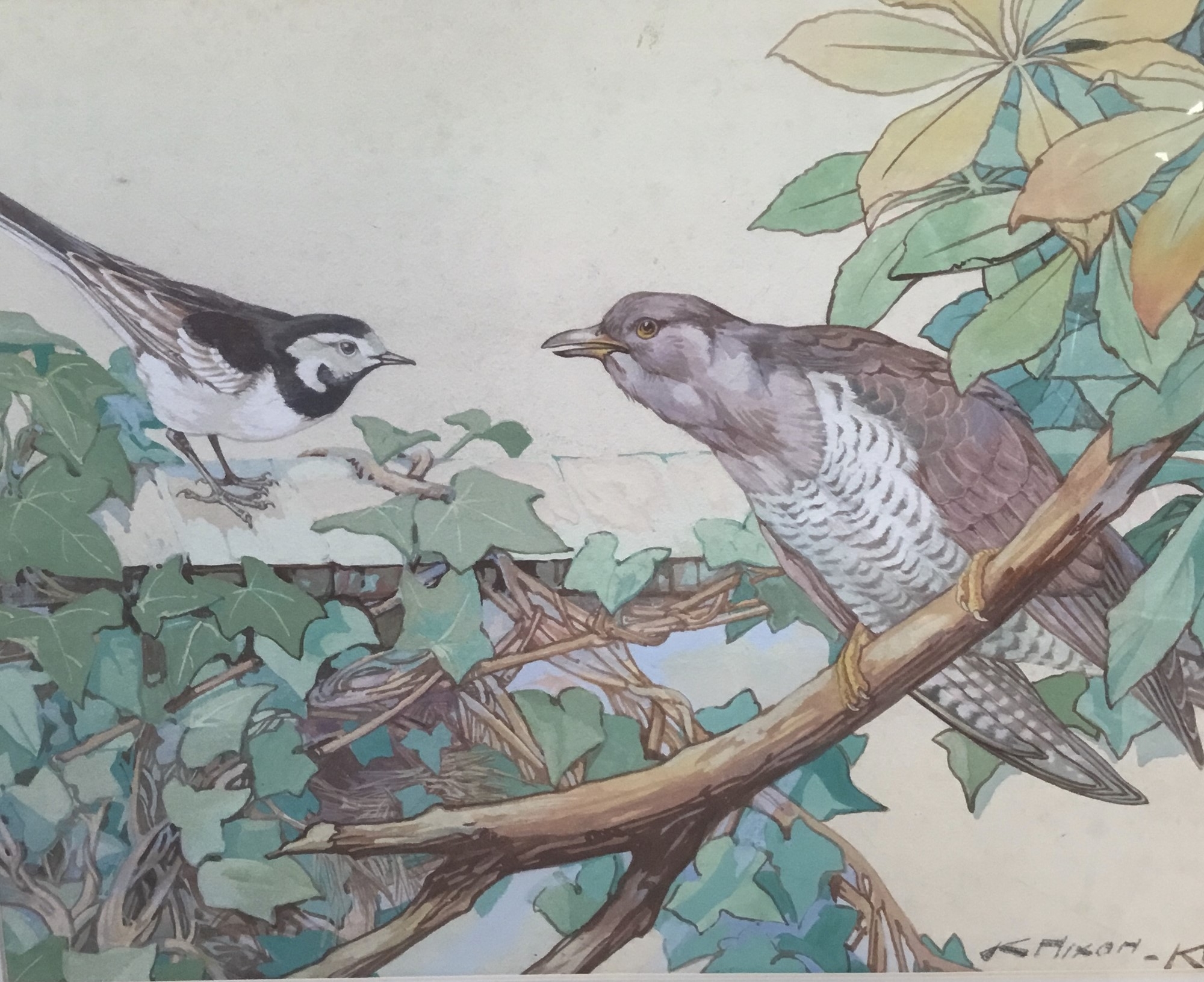Kay Nixon | Cuckoo and magpie | MutualArt