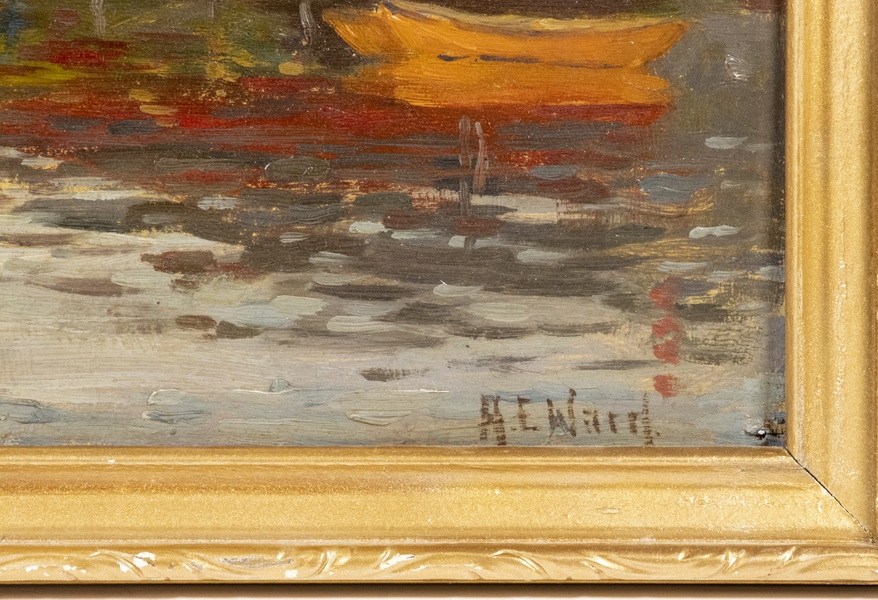 Arthur E. Ward | Portland Waterfront (1950) | MutualArt