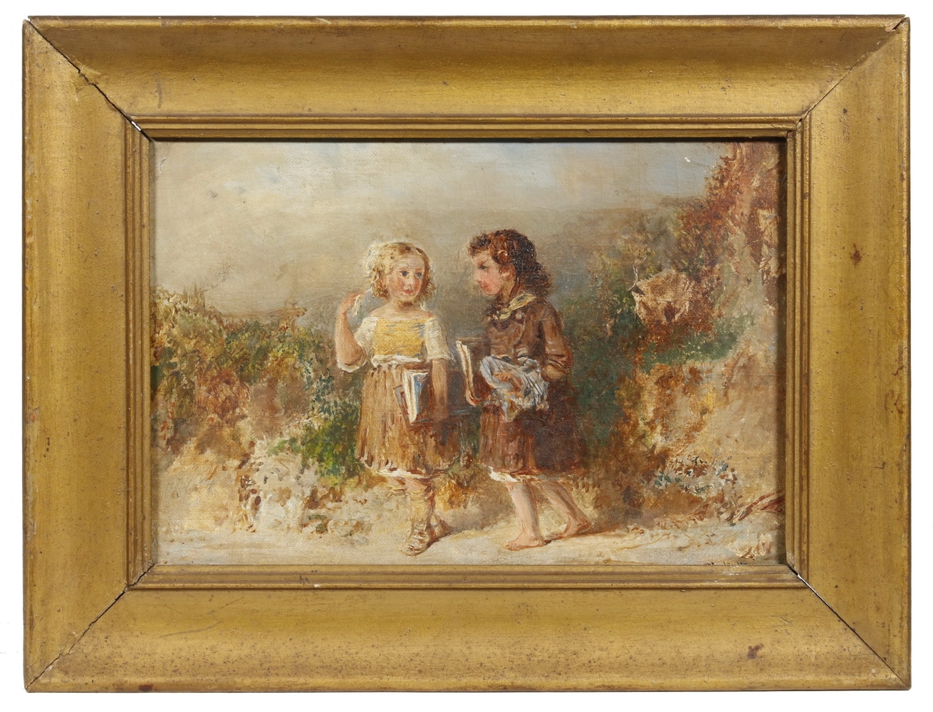 Otto Reinhold Jacobi | A Stroll to School (1874) | MutualArt