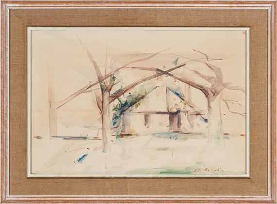 John Borrack | Old Stone Dairy at the Quarry | MutualArt