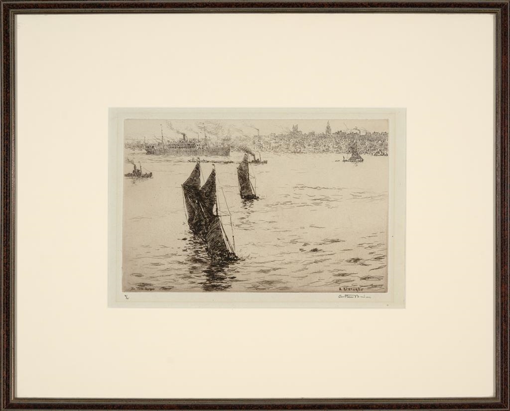 Arthur Briscoe | The Three Barges | MutualArt