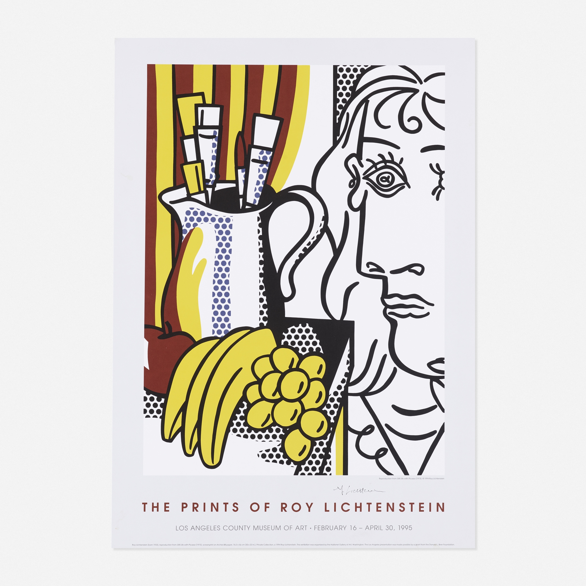 Roy Lichtenstein | Tintin reading (1993) | MutualArt