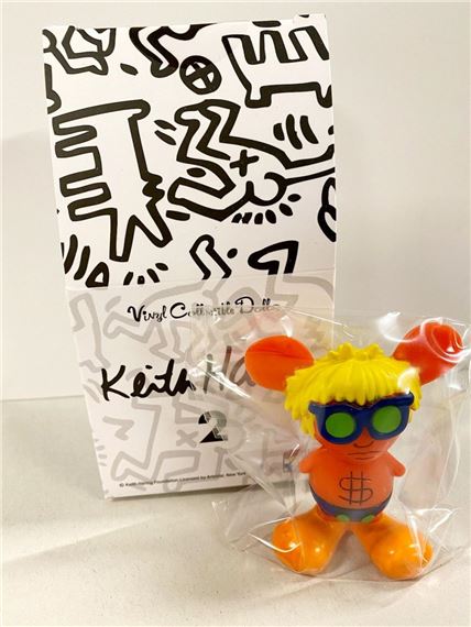Keith Haring | set of 5 vinyl collectible dolls | MutualArt