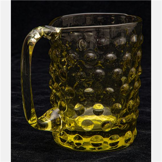 Dominick Labino | Glass Blown Mug and Glass | MutualArt