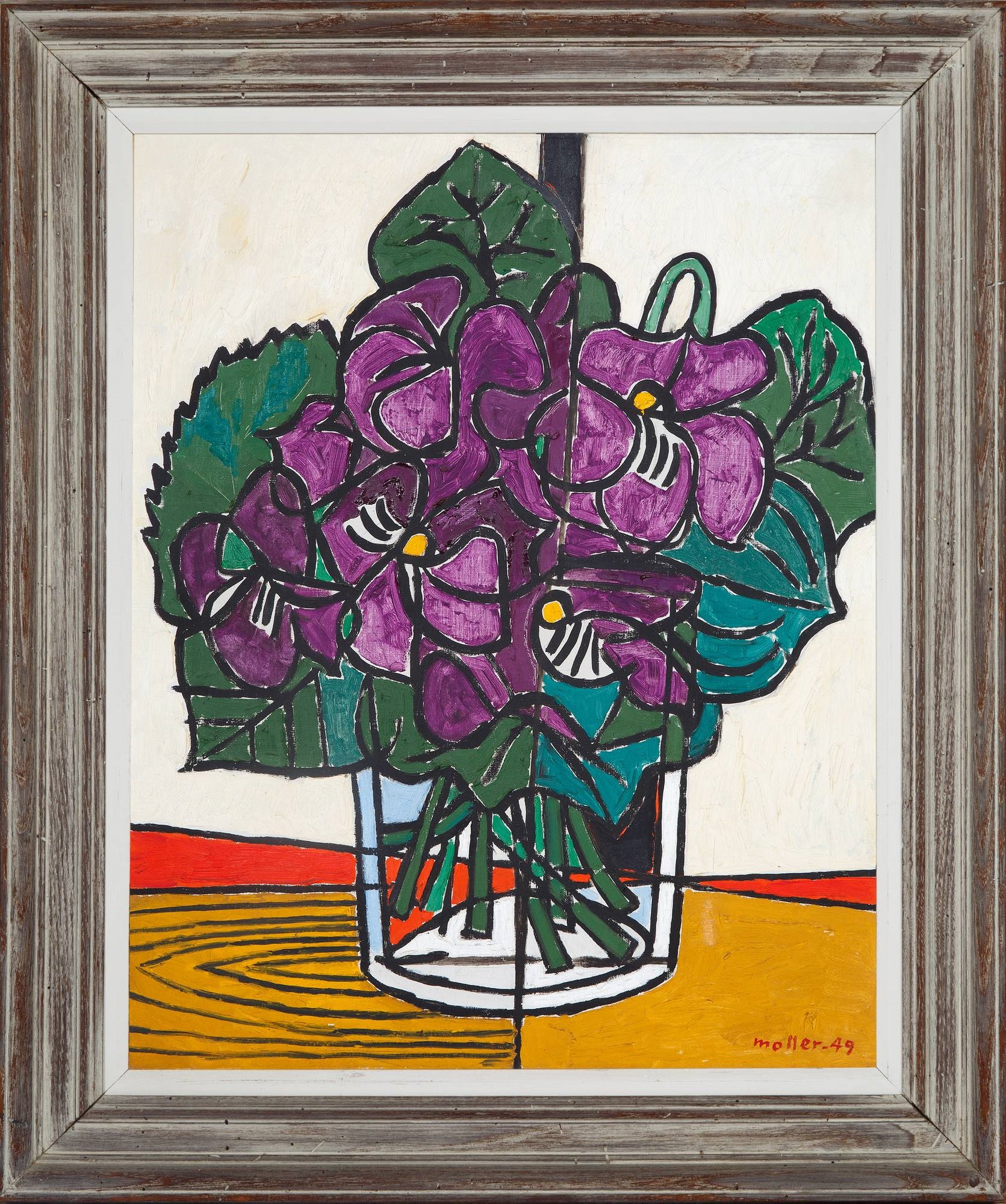 Hans Moller | Violets, 1949 (1949) | MutualArt