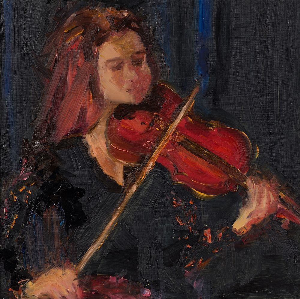 Susan Cronin | RED HAIRED FIDDLER | MutualArt