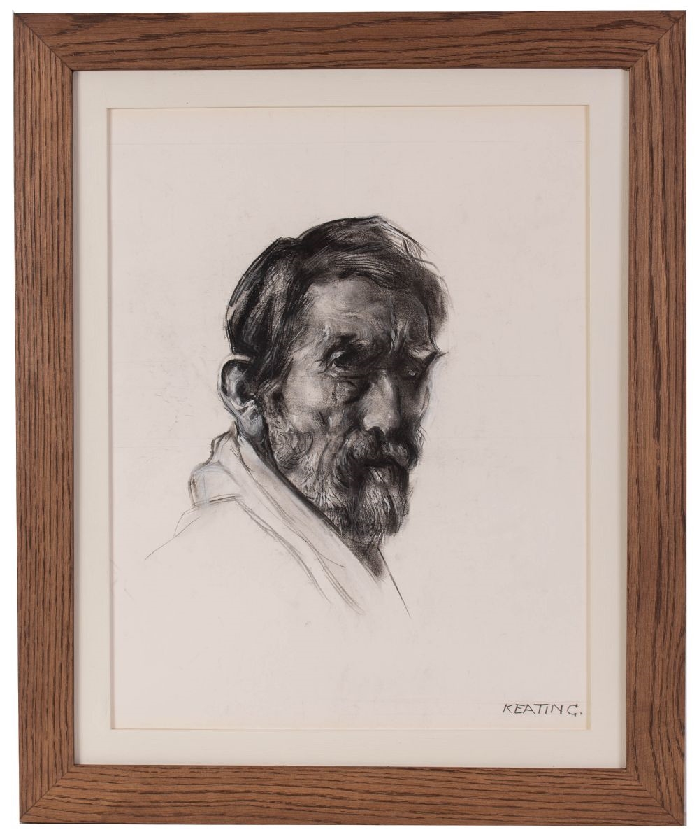 Sean Keating | MAN OF ARAN, A SELF PORTRAIT | MutualArt