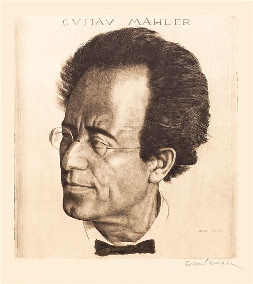Arthur Paunzen | PORTRÉT GUSTAVA MAHLERA | MutualArt