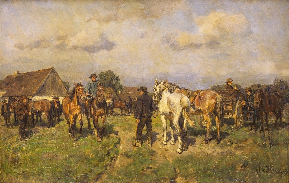 Wilhelm Velten | KOŇSKÝ TRH | MutualArt