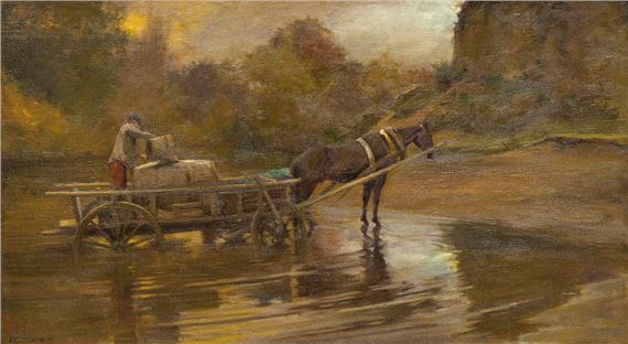 Karel Maria Thuma | SEDLÁK S LAJTOU (1903) | MutualArt