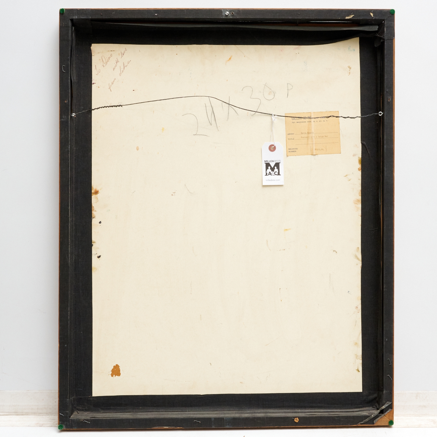 Marie Paneth | Portrait with a Large Hat | MutualArt